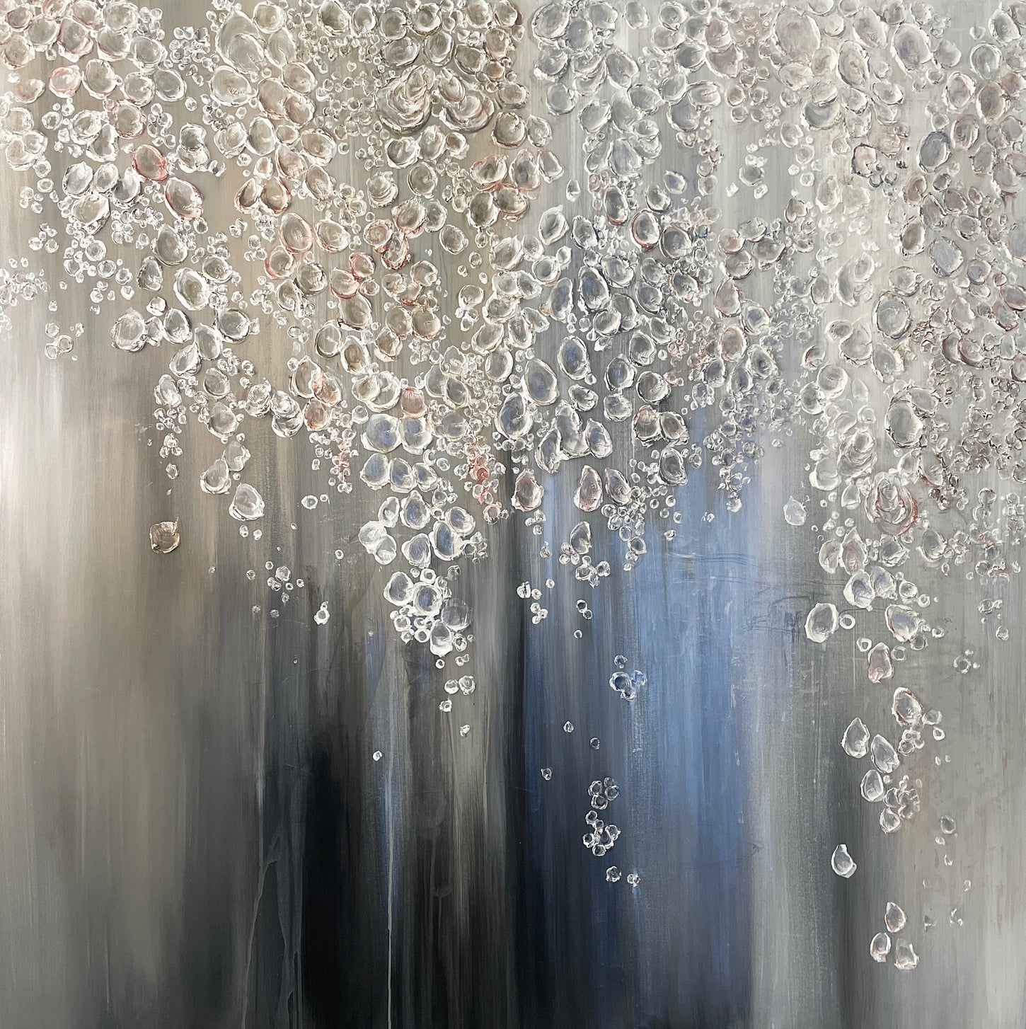 Seashells 60x60 Beige and Gold – Ana Monsanto Art