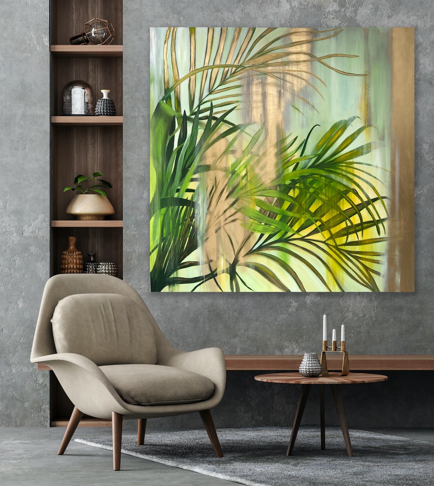 Palms of Key West 60x60 inches – Ana Monsanto Art