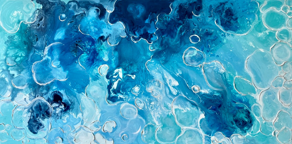 Island Hopping Painting 36x72 inches – Ana Monsanto Art